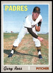 1970 topps # 694 gary ross san diego padres (baseball card) ex padres