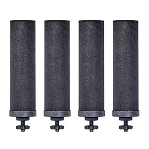 berkey authentic black berkey elements bb9-2 filters for berkey water systems (set of 4 black berkey elements)