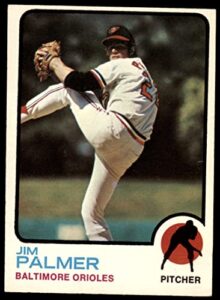 1973 topps # 160 jim palmer baltimore orioles (baseball card) ex orioles