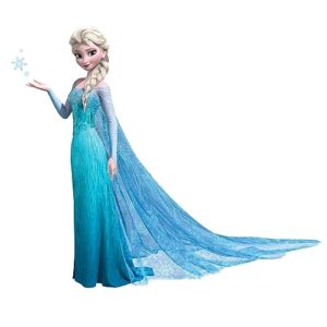 roommates rmk2371gm disney frozen elsa peel and stick giant wall decals 48.75 " x 41.5 "