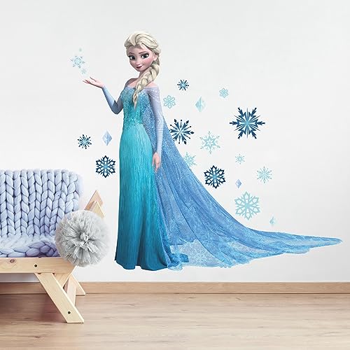 RoomMates RMK2371GM Disney Frozen Elsa Peel and Stick Giant Wall Decals 48.75 " x 41.5 "