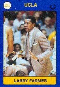 larry farmer basketball card (ucla) 1991 collegiate collection #4