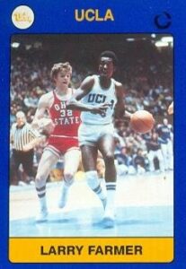 larry farmer basketball card (ucla) 1991 collegiate collection #92