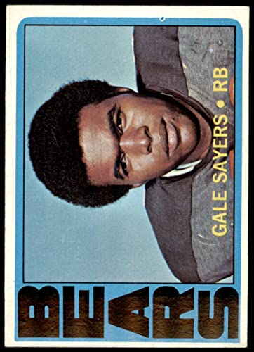 1972 Topps # 110 Gale Sayers Chicago Bears (Football Card) EX Bears