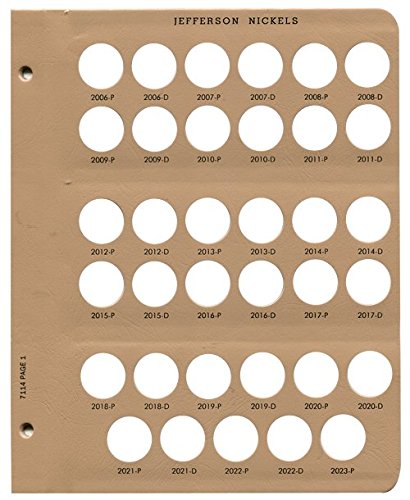 Dansco US Jefferson Nickel P & D Coin Album 2006 - Date #7114