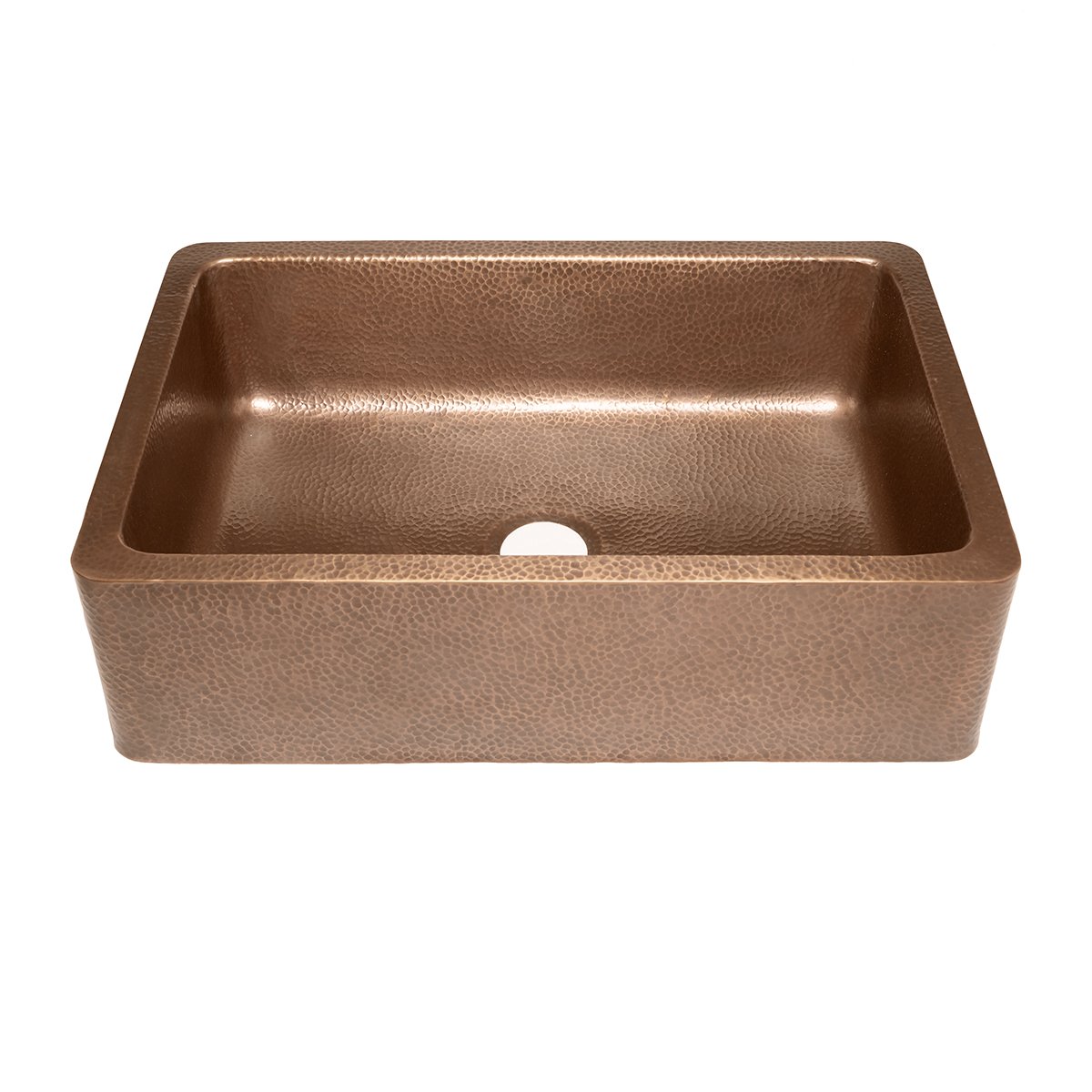 Adams Copper 33" Single Bowl Farmhouse Apron Kitchen Sink