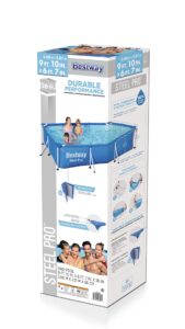 steel pro deluxe splash frame pool