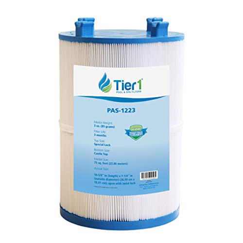 Tier1 Pool & Spa Filter Cartridge | Replacement for Dimension One 1561-00, Pleatco PDO75-2000, FC-3059, C-7367, Aladdin 17541 and More | 75 sq ft Pleated Fabric Filter Media