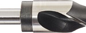 Michigan Drill 303 Series High-Speed Steel Reduced Shank Drill Bit, Round Shank, Spiral Flute, 118 Degrees Conventional Point, 1-13/64" Size (Pack of 1)