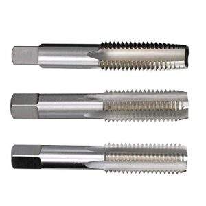 Drill America DWTS6X1 m6 x 1 High Speed Steel 4 Flute Hand Tap Set, DWT Series,Uncoated (Bright)