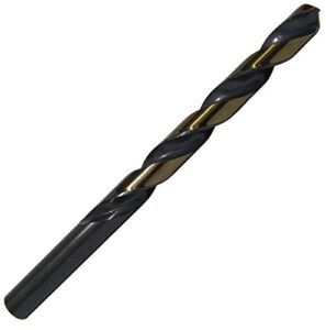 drill america - kfd29p12 #29 high speed steel black & gold kfd split point drill bit (pack of 12), kfd series