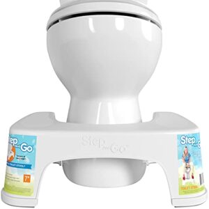 step and go toilet stool 7" - bathroom squat stool