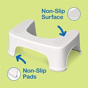 Step and Go Toilet Stool 7" - Bathroom Squat Stool