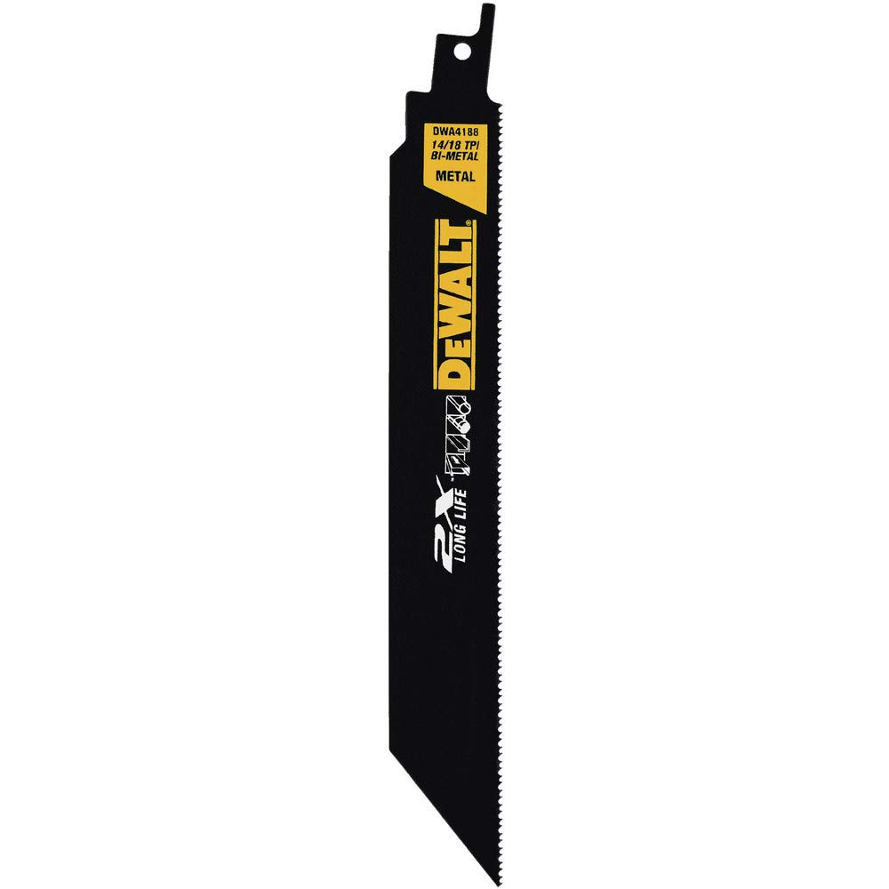 DEWALT - DWA4101 Reciprocating Saw Blade Set, Wood/Metal Cutting, 8-Pack (DWAR8SETCS)