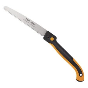 fiskars 390470-1002 power tooth soft grip folding saw, 10-inch