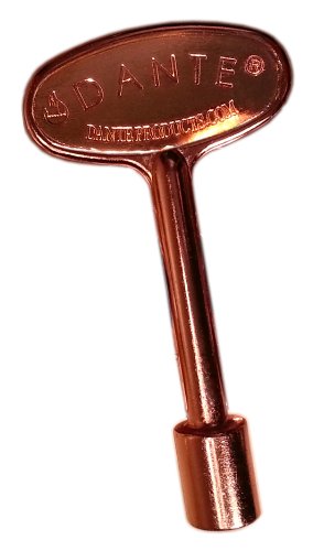 Dante Products Universal Gas Valve Key, 3-Inch, Bright Copper