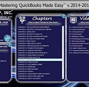 TEACHUCOMP Video Training Tutorial for QuickBooks Pro 2014 DVD-ROM Course and PDF Manual