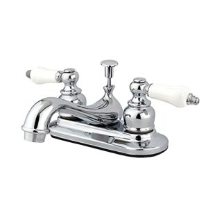 kingston brass kb601b 4-inch centerset lavatory faucet, 2.88" x 4.05" x 6.88", polished chrome