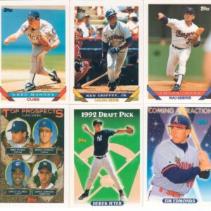 1993 Topps MLB Baseball Series Complete Mint Hand Collated 825 Card Set Which Includes Derek Jeter's Rookie Card #98 Complete M (Mint)