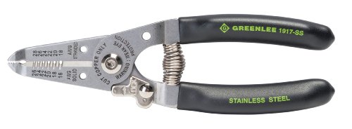 Greenlee Hand Tools Stainless Steel Wire Stripper (1917-SS), 16-26AWG