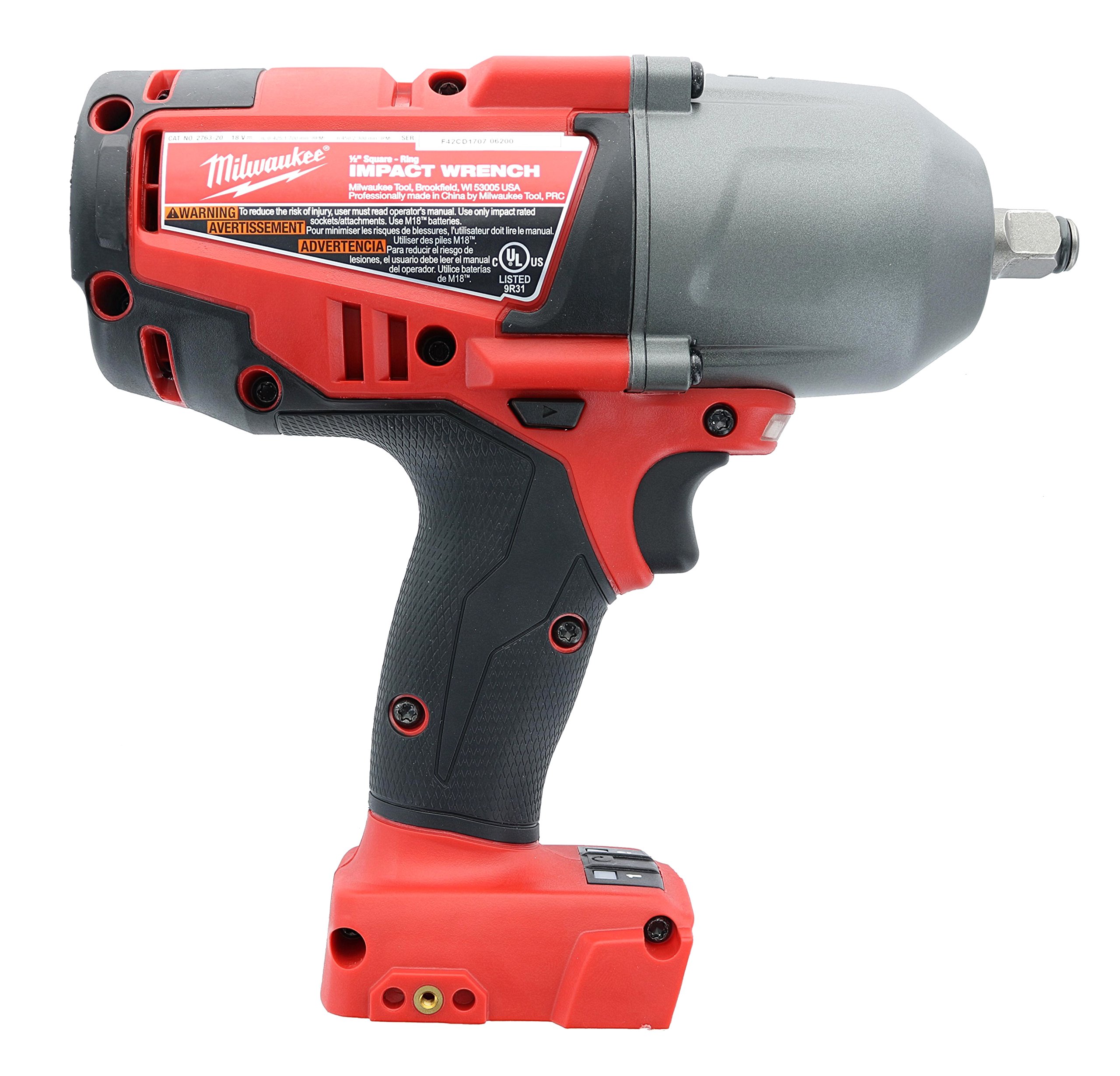 Milwaukee 2763-20 M18 Fuel 1/2-Inch High Torque Impact Wrench with Friction Ring (Bare Tool)