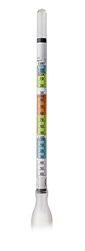 Hydrometer - Triple Scale Hydrometer for Home Brewing - Beer and Wine