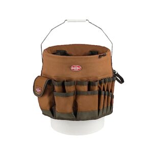 bucket boss the bucketeer bucket tool organizer in brown, 10030