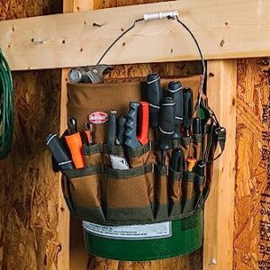 Bucket Boss The Bucketeer Bucket Tool Organizer in Brown, 10030