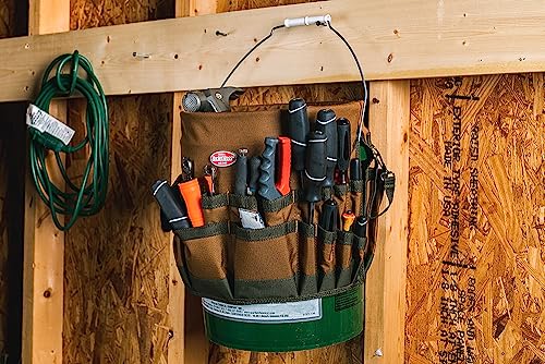 Bucket Boss The Bucketeer Bucket Tool Organizer in Brown, 10030