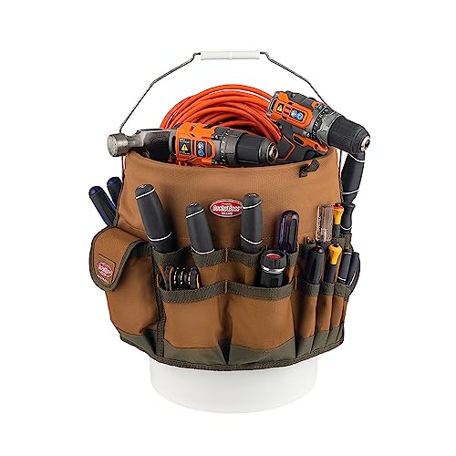 Bucket Boss The Bucketeer Bucket Tool Organizer in Brown, 10030