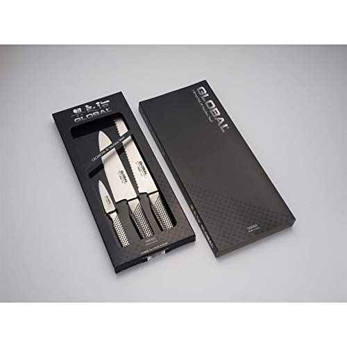 Global Tool G-55946 3pc Knife Set, Stainless Steel