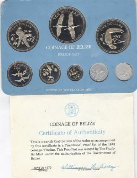 Coinage of Belize 1979 Proof Set