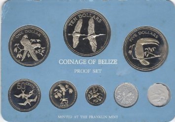 Coinage of Belize 1979 Proof Set