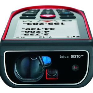 Leica DISTO D810 Touch 660ft Laser Distance Measurer w/Bluetooth and 1mm Accuracy, Red/Black