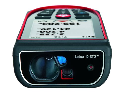 Leica DISTO D810 Touch 660ft Laser Distance Measurer w/Bluetooth and 1mm Accuracy, Red/Black