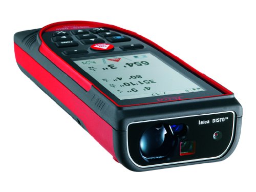 Leica DISTO D810 Touch 660ft Laser Distance Measurer w/Bluetooth and 1mm Accuracy, Red/Black