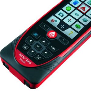 Leica DISTO D810 Touch 660ft Laser Distance Measurer w/Bluetooth and 1mm Accuracy, Red/Black