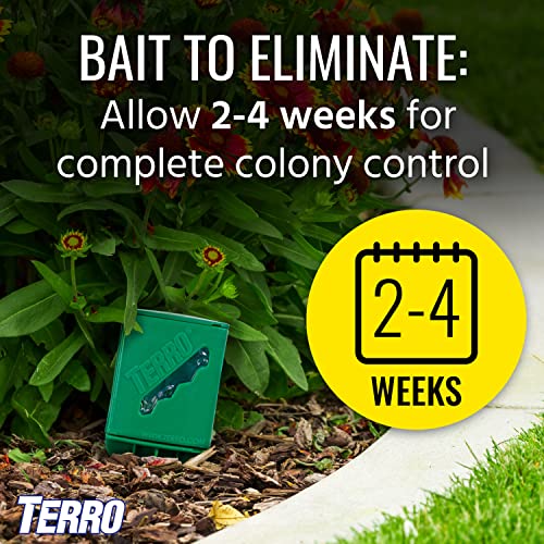 TERRO T1812 Outdoor Liquid Ant Killer Bait Stakes - 8 Traps