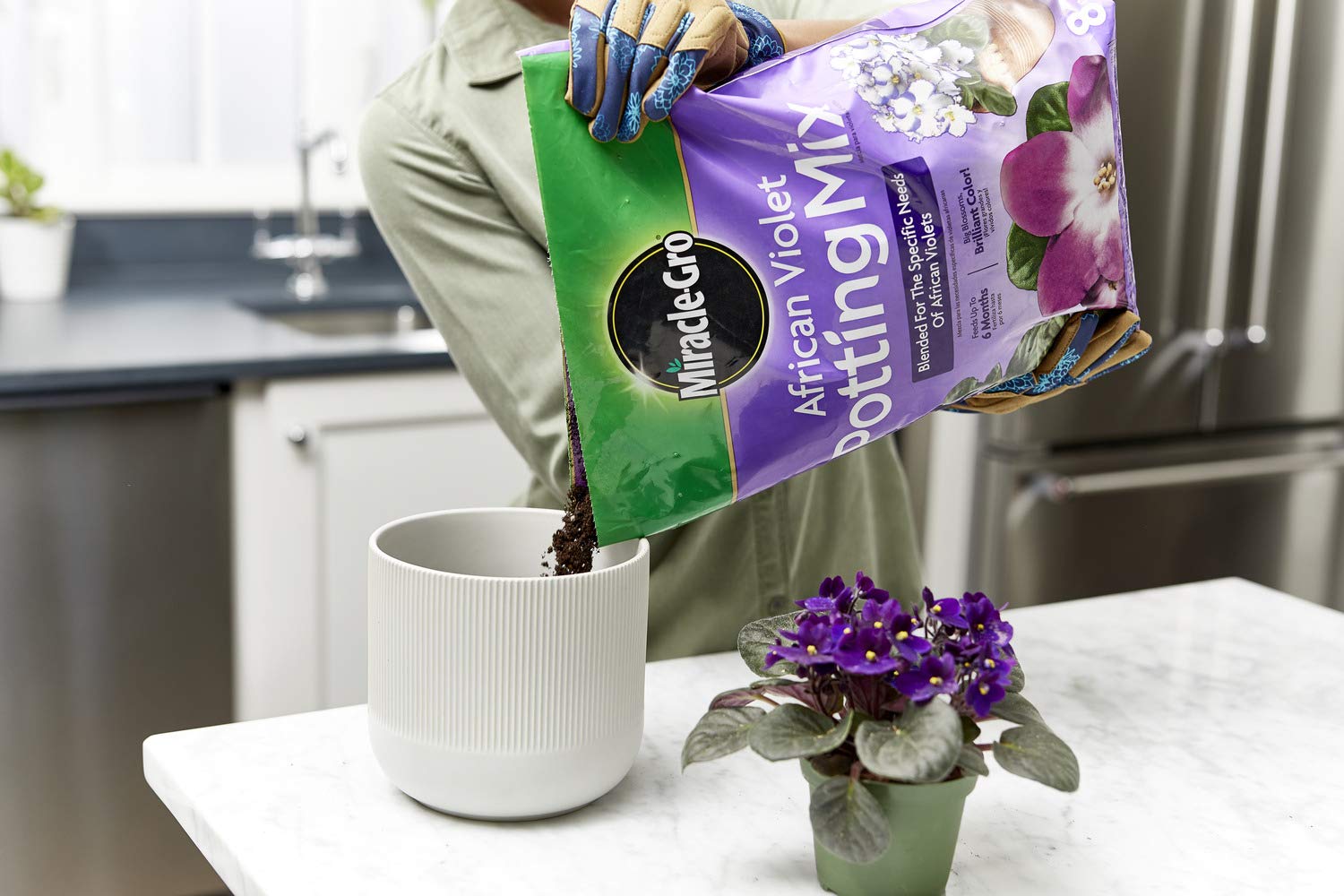 Miracle-Gro African Violet Potting Mix, 8 qt.