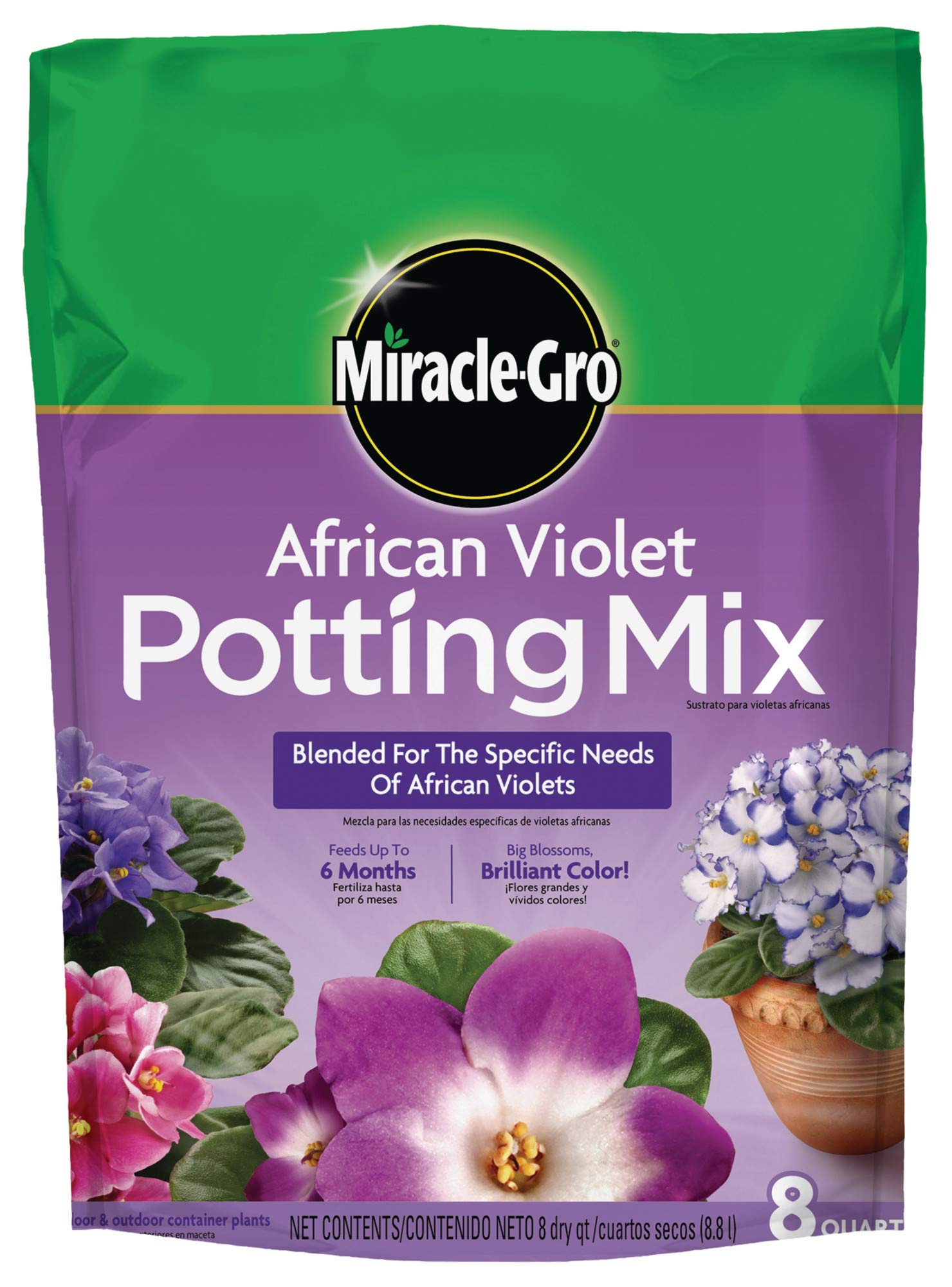 Miracle-Gro African Violet Potting Mix, 8 qt.