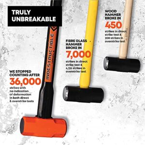 Groz 34521 16" Indestructible Sledge Hammer, 6 lb