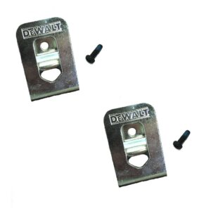 dewalt n268241 belt hook kit (2 pack) , silver