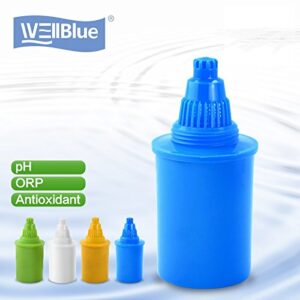 WellBlue 3 Pack Replacement Alkaline Filters- Blue