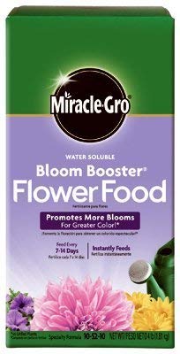 Miracle Gro 146002 4 Lb Water Soluble Bloom Booster Flower Food 10-52-10