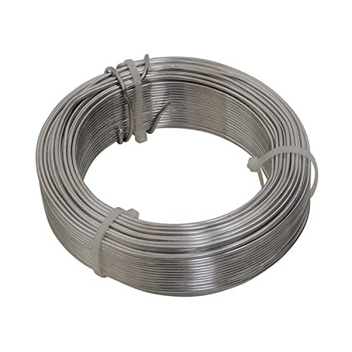 Safety 3 Bonsai Aluminum Wire 7.1 oz (200 g) Roll, White, 0.06 inches (1.5 mm)