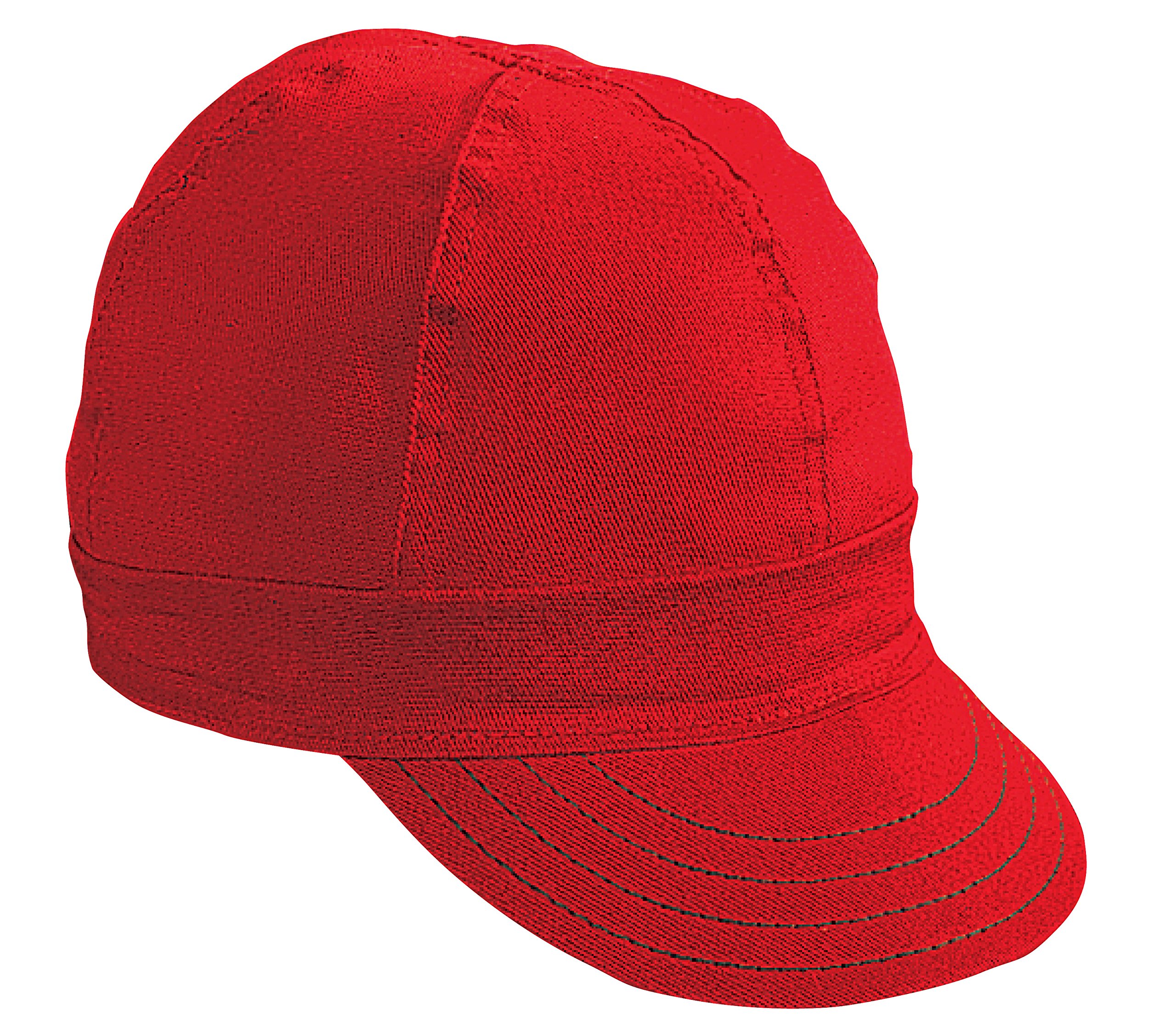 Mutual Industries 00052-00000-7625 Kromer Red Twill Style Welder Cap 7 5/ 8, Cotton, Length 5", Width 6"