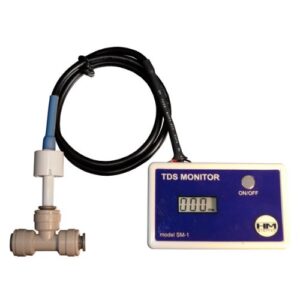 hm digital sm-1 1-stage inline tds monitor for single water line