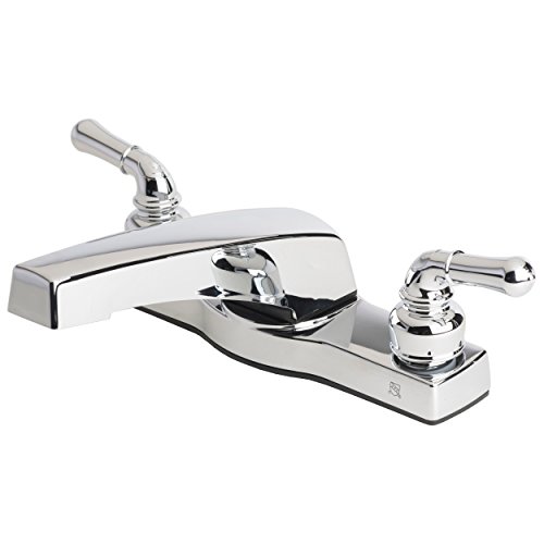 Laguna Brass 3341CP 8" Mobile Home Two Handle Non-Metallic Deck Mount Garden Tub Filler Faucet, Chrome Finish