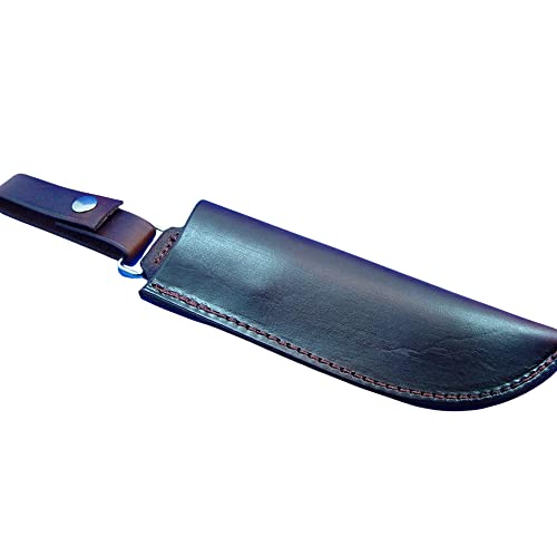 BK 2 and the BK 10 Dangler Strap Can Be Removed and Sheath Worn Like a Ordinary Right Hand Carry Sheath. The Sheath Is Made Out of 10 Ounce Water Buffalo Hide Leather. The Water Buffalo Leather Is Very Soft Durable and Pliable. The Sheath Is Dyed Dark Bro