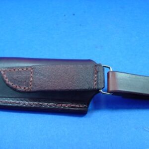 BK 2 and the BK 10 Dangler Strap Can Be Removed and Sheath Worn Like a Ordinary Right Hand Carry Sheath. The Sheath Is Made Out of 10 Ounce Water Buffalo Hide Leather. The Water Buffalo Leather Is Very Soft Durable and Pliable. The Sheath Is Dyed Dark Bro